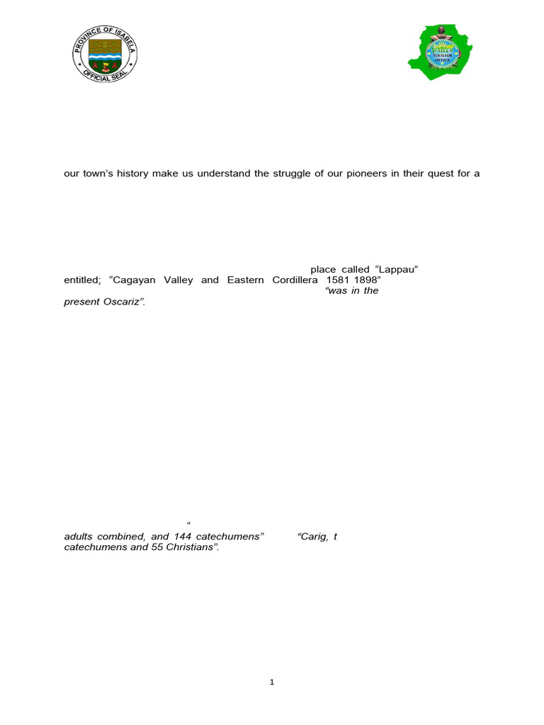 History of Ramon, Isabela Municipality | PDF | Philippines