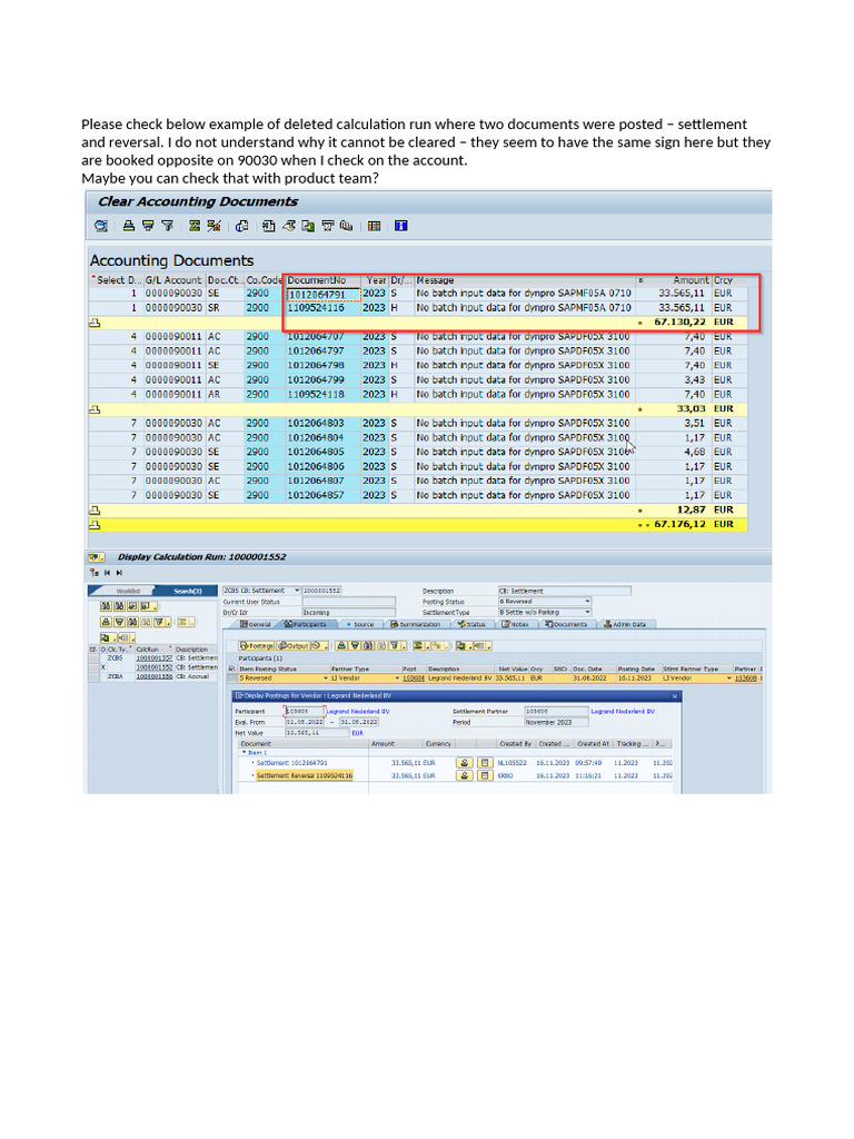Clearing Transaction Issue Settlement Reversal | PDF