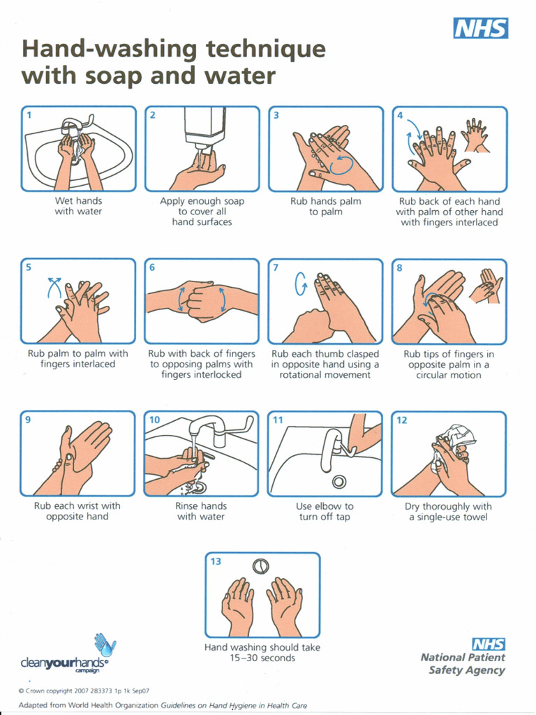 Hand Washing NHS | PDF