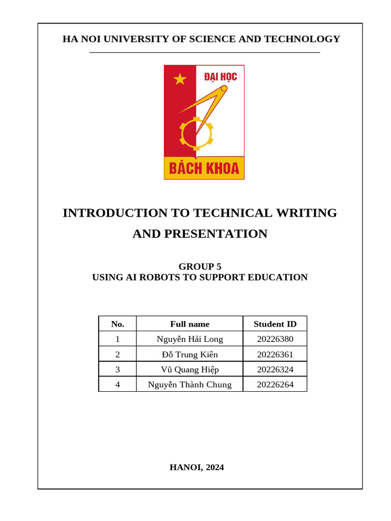 Ha Noi University of Science and Technology | PDF | Artificial Intelligence | Intelligence (AI ...
