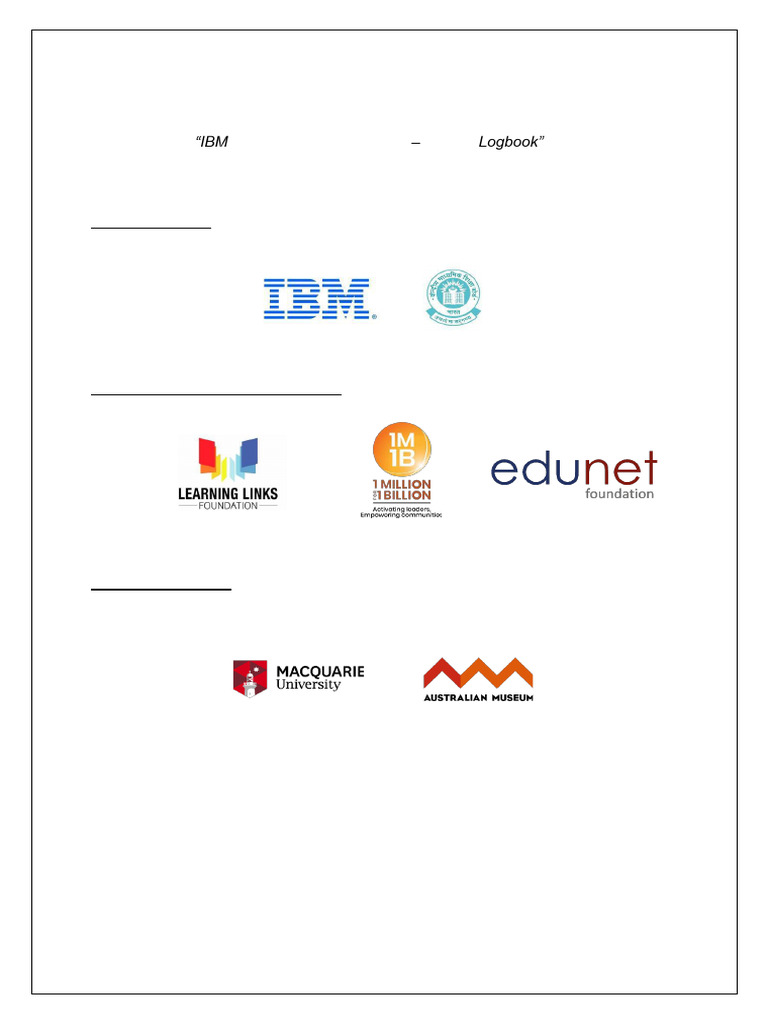 AI PROJECT LOGBOOK | PDF | Artificial Intelligence | Intelligence (AI) & Semantics