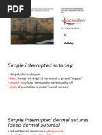 Suture Patterns and Suture Techniques | PDF | Surgical Suture | Medical ...