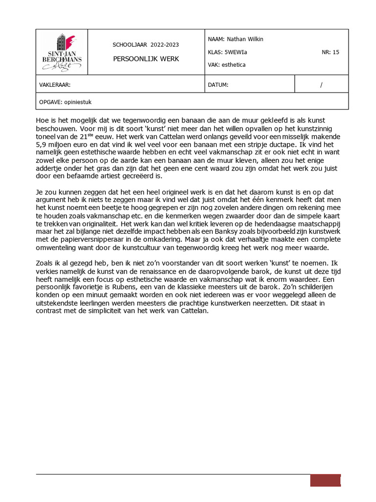 hoofding school | PDF