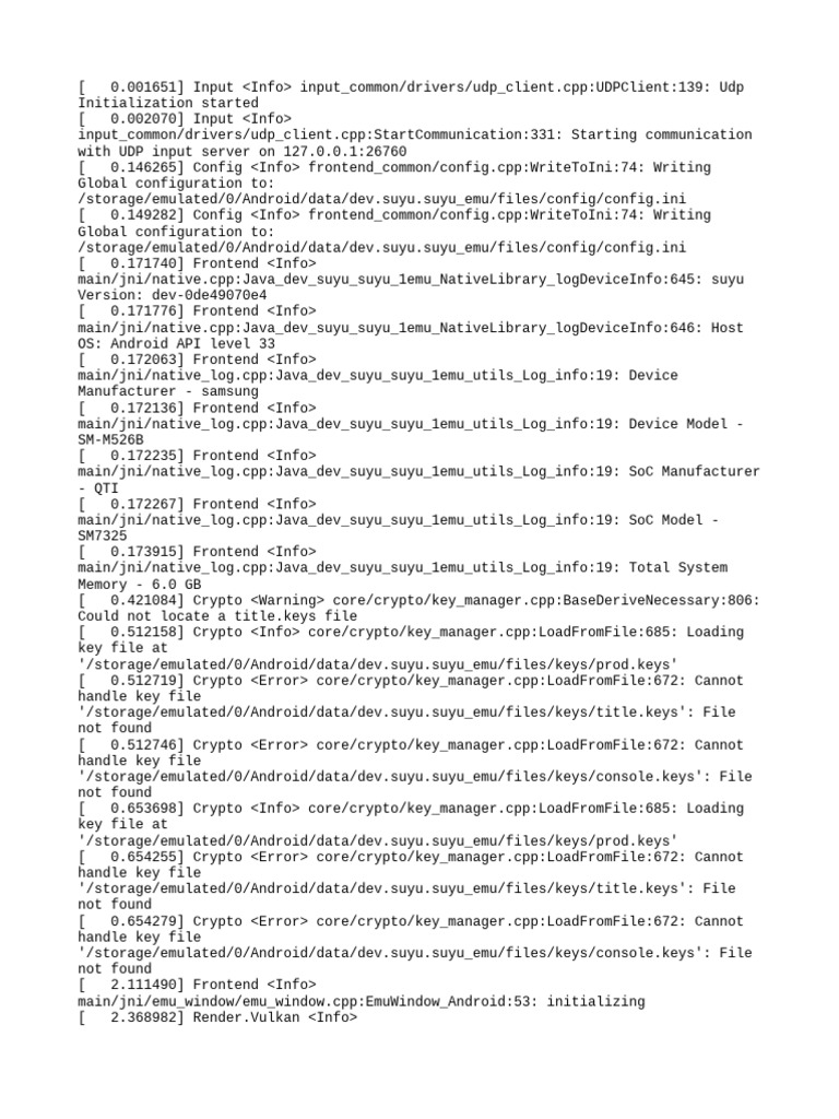suyu_log | PDF | Computing Platforms | Operating System Families