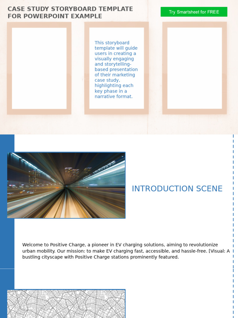 IC Case Study Storyboard Template for Powerpoint Example Powerpoint ...