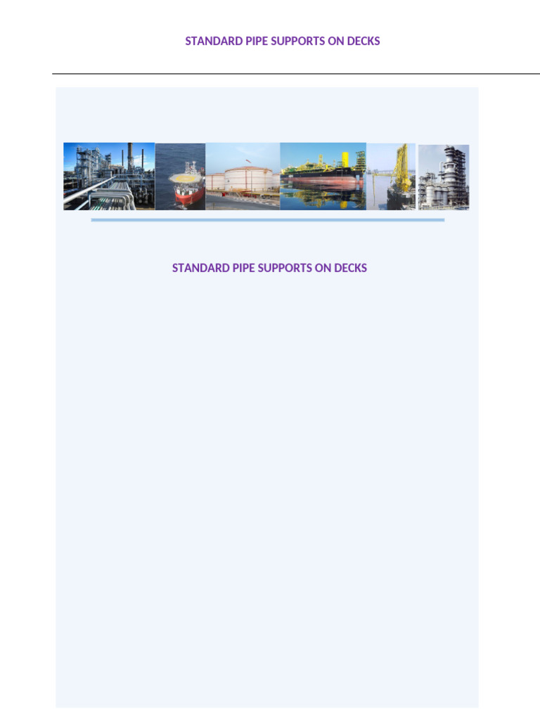 Pipe Support | PDF | Mechanical Engineering | Structural Engineering