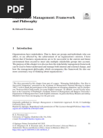 Freeman PDF | PDF | Stakeholder (Corporate) | Strategic Management