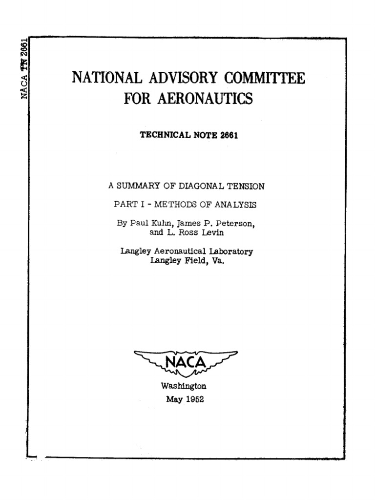 Naca tn2661 | PDF