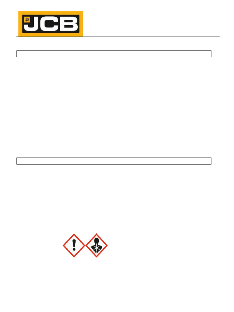 JCB Coolant | PDF | Toxicidad | Toxicología