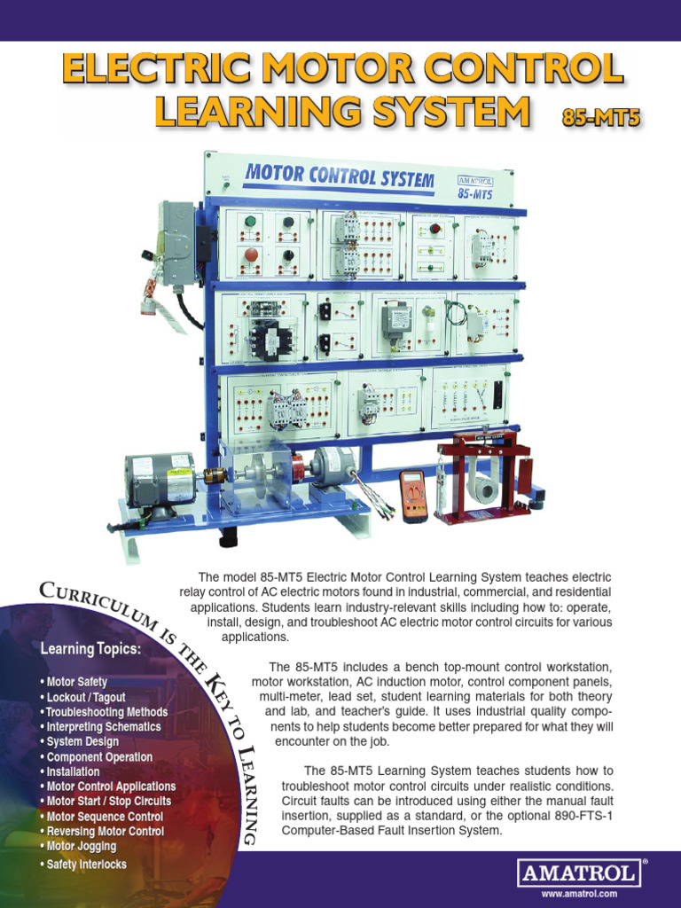 85-MT5 - Electric Motor Control Learning System-Form6608-C L | PDF ...