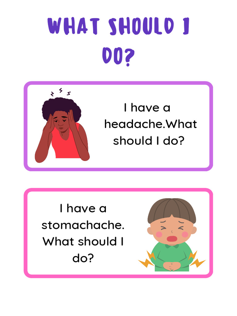 Giving Health Advice - Speaking Cards | PDF