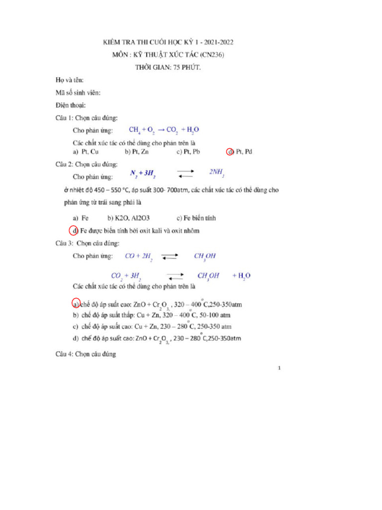 Đề thi cuối kỳ KTXT | PDF