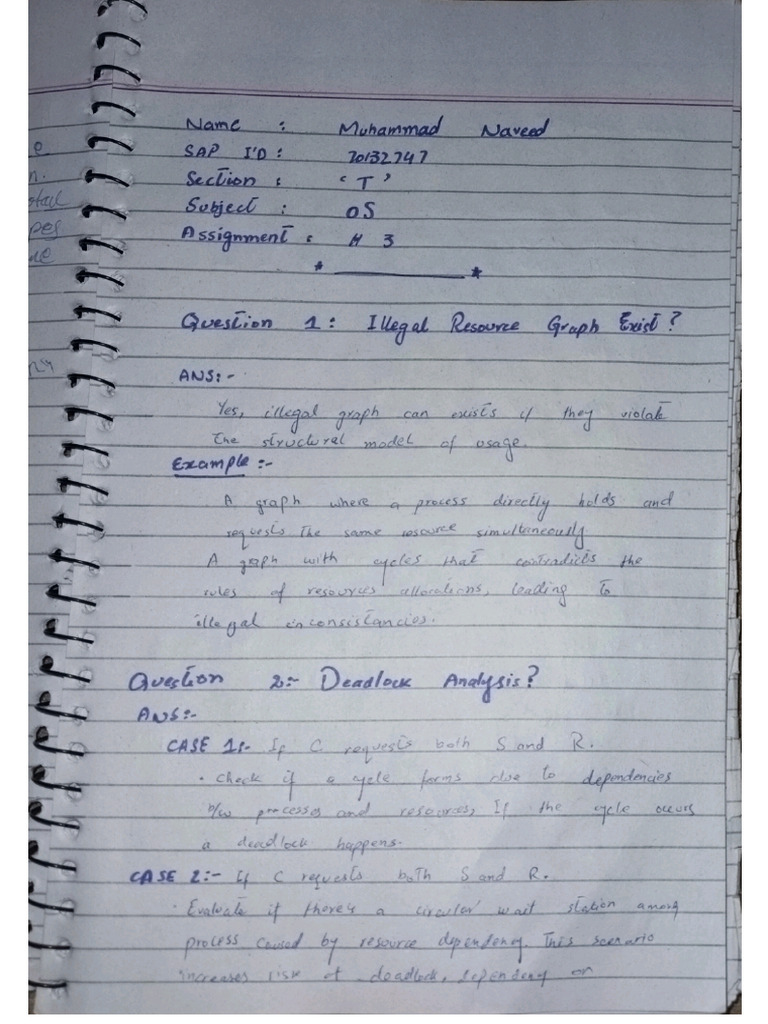 OS Assignment 3 | PDF