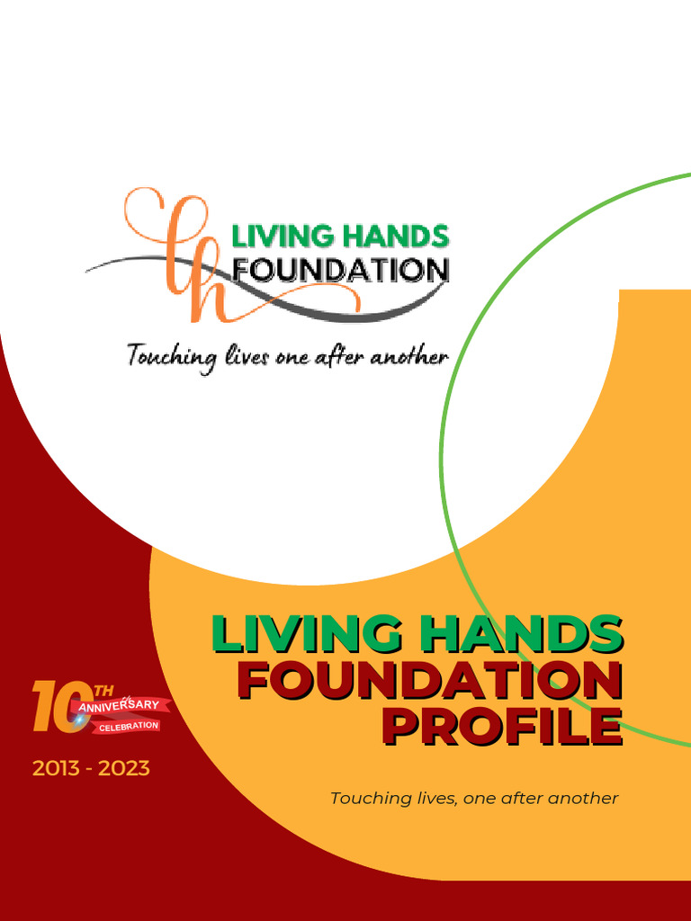 Living Hands Foundation Brochure E | PDF | Expense | Debt