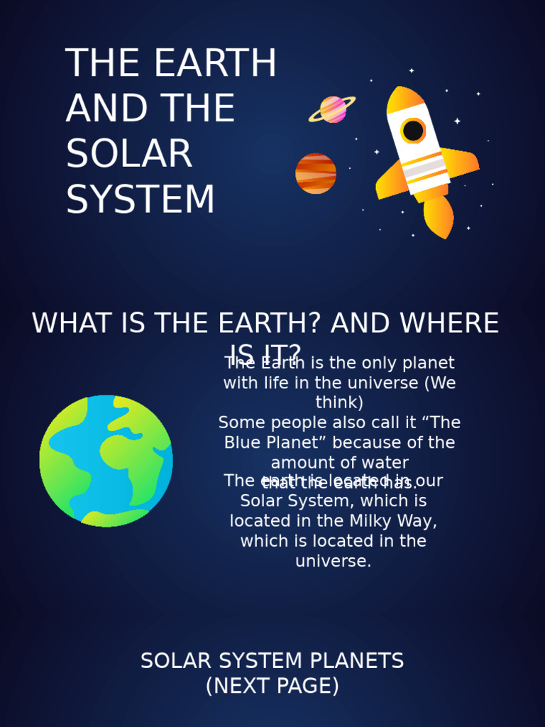 Solar System - Font Fix | PDF | Planets | Earth