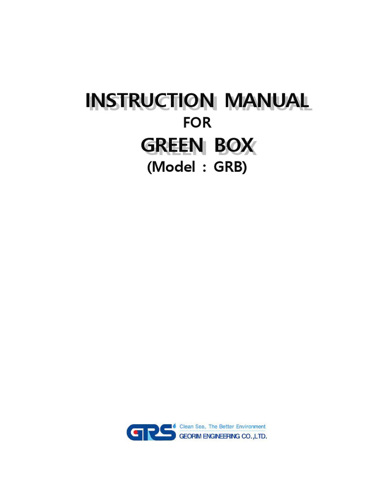 Green Box Chiller Manual PDF | PDF | Electrical Engineering