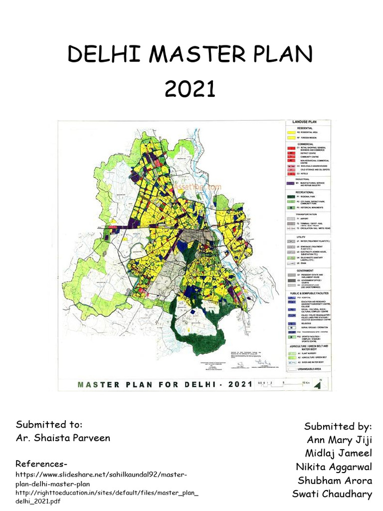 Delhi Master Plan 2021 | PDF | Urbanization | Water And Politics
