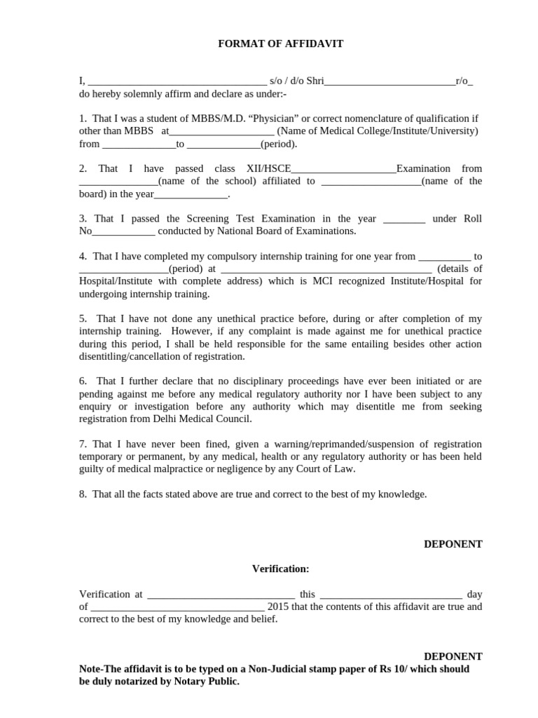 Performa | PDF | Affidavit | Notary Public
