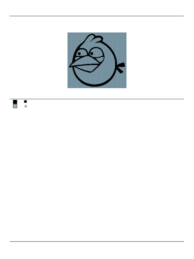 Agry Bird graph | PDF | Needlework | Artistic Techniques