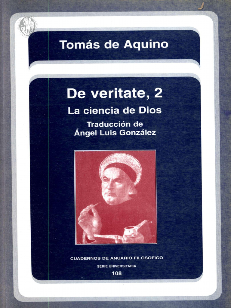 De Veritate Question 2 | PDF | Esencia | Comprensión