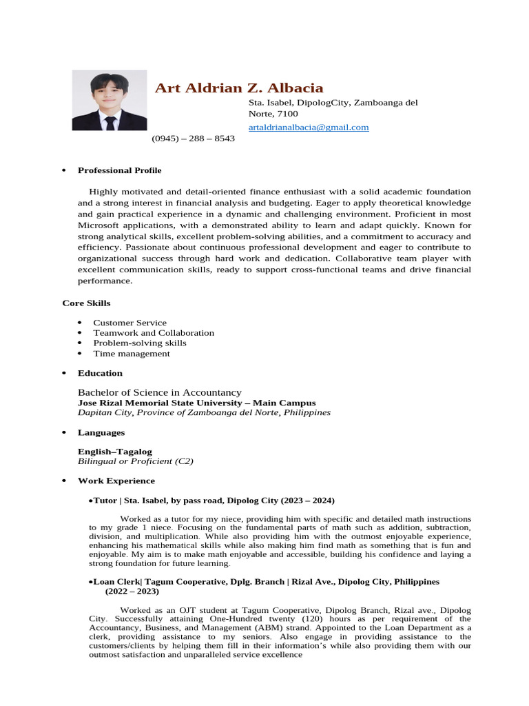 cv-1 | PDF | Mathematics | Cognition