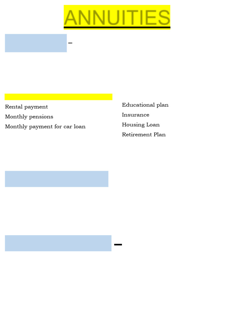 SIMPLE-ORDINARY ANNUITY | PDF | Present Value | Interest