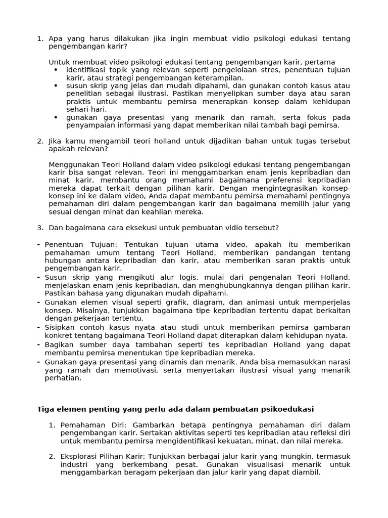 Konsep Psikoedukasi | PDF