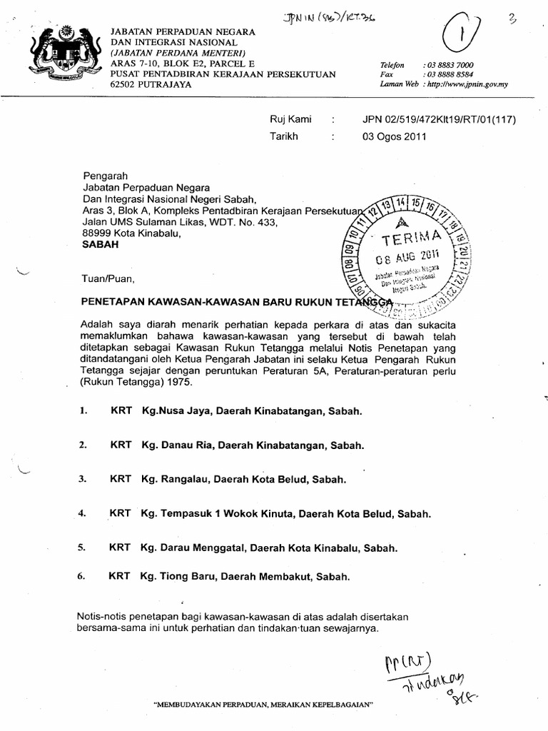 KRT KG - Nusa Jaya, Kinabatangan | PDF