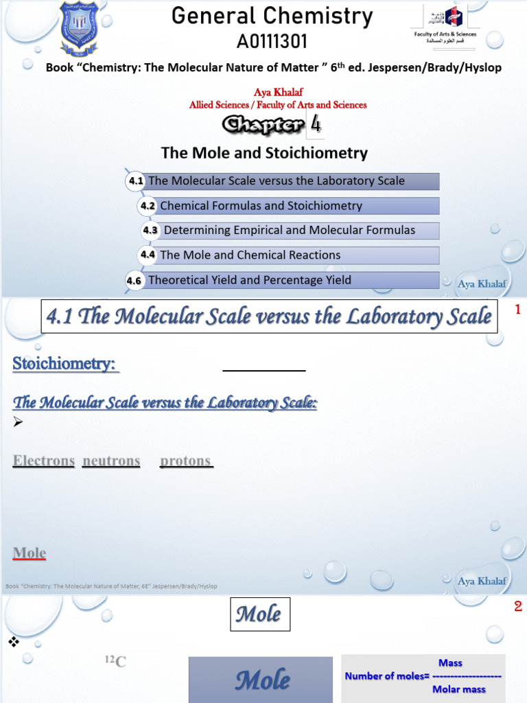Stoichiometry Essentials for Students | PDF | Mole (Unit) | Molecules