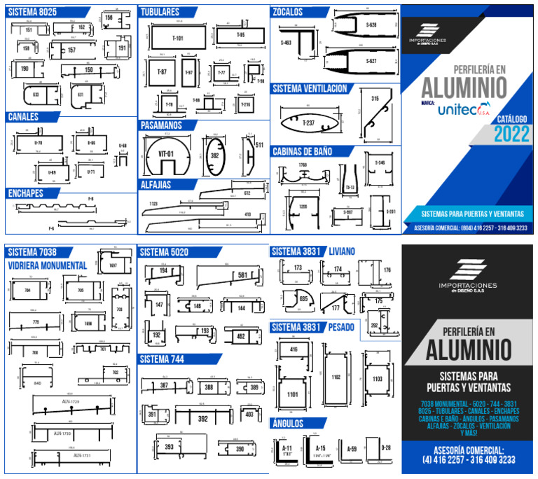 Cat Aluminio Importaciones de Diseño2022 | PDF