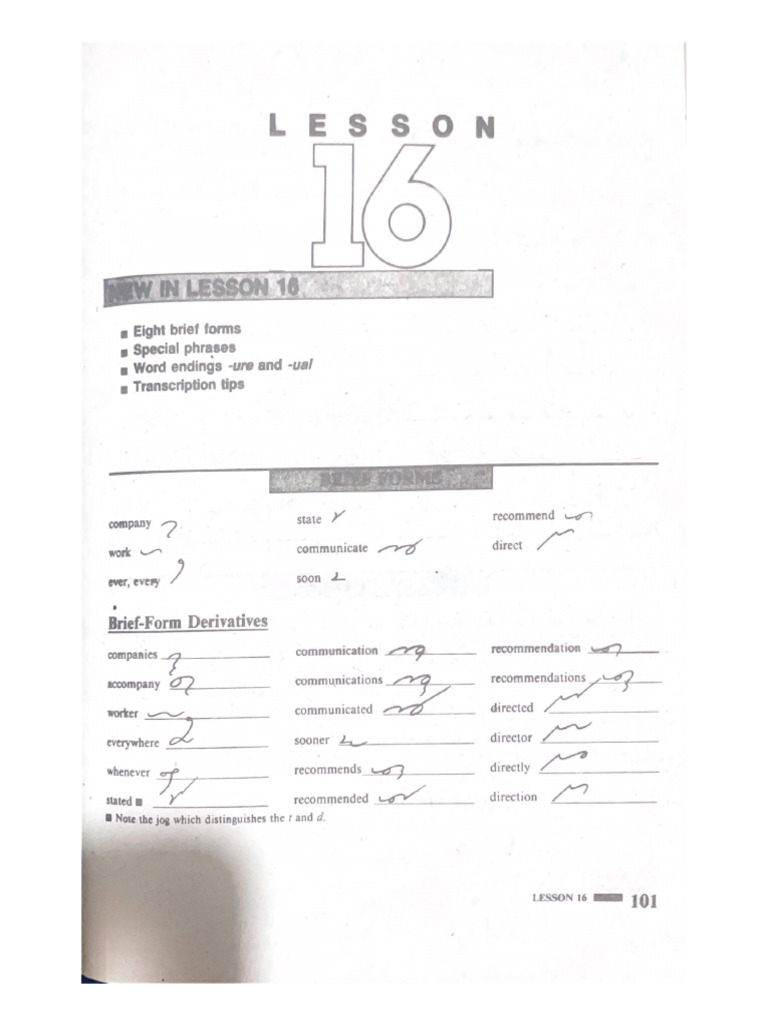 Lesson 16 | PDF