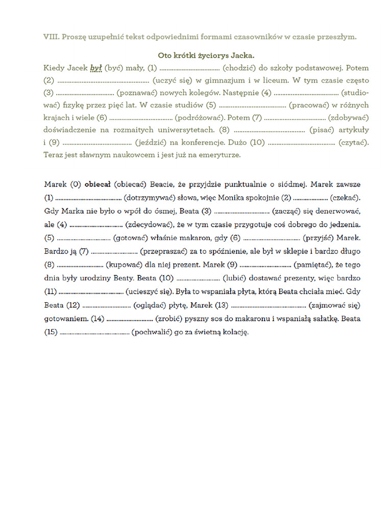 Zadanie Domowe | PDF