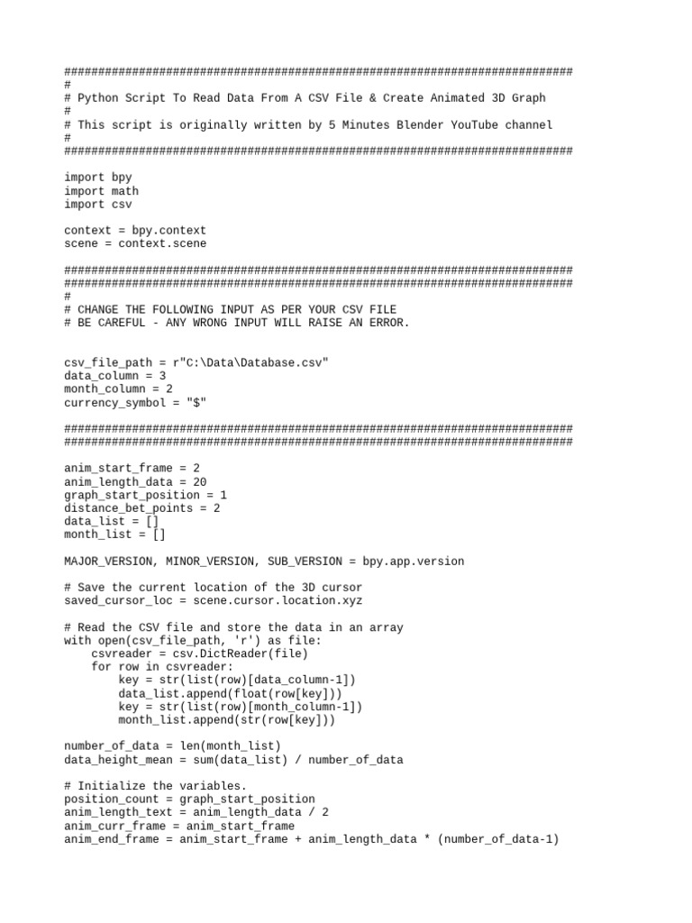 CSV-To-3D-Graph-Script | PDF | Shader | Computer Programming CSV-To-3D-Graph-Script | PDF | Shader | Computer Programming