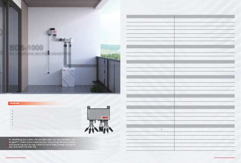 datasheet-nep-micro-converter-bds-1000 | PDF | Direct Current | Photovoltaics