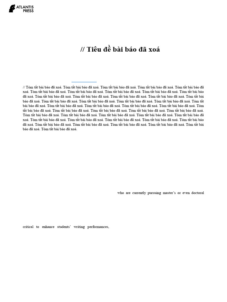 TSR104 Bai Bao NCKH So1 | PDF | English As A Second Or Foreign Language | Anxiety