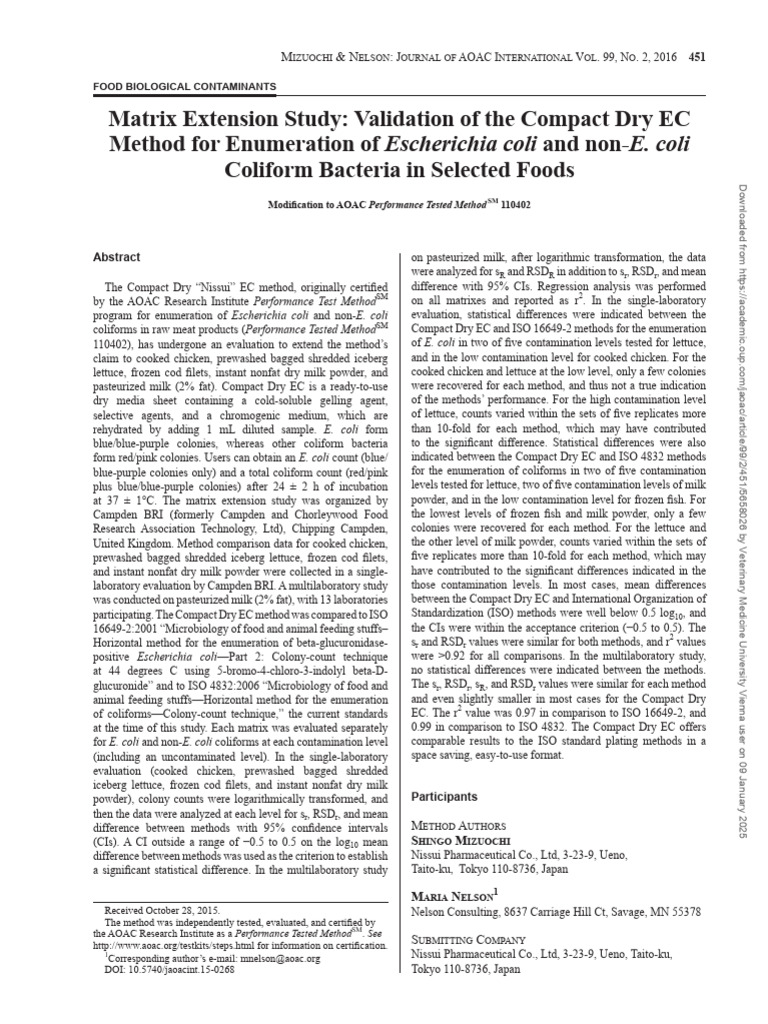 12 Enumeration Of Escherichia Coli Pdf Colony Forming Unit