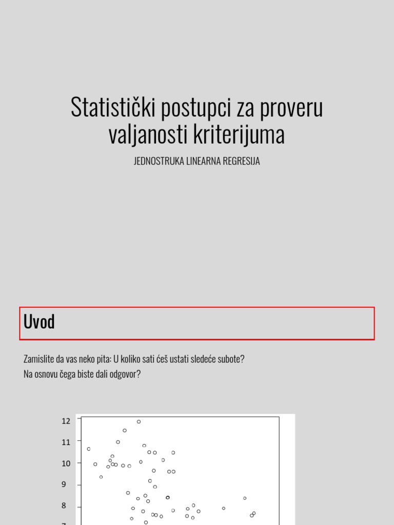 Regresija Vezbe 2024 | PDF