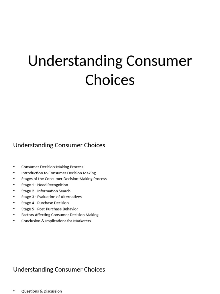 Consumer Decision-Making Process Explained | PDF | Consumer Behaviour ...