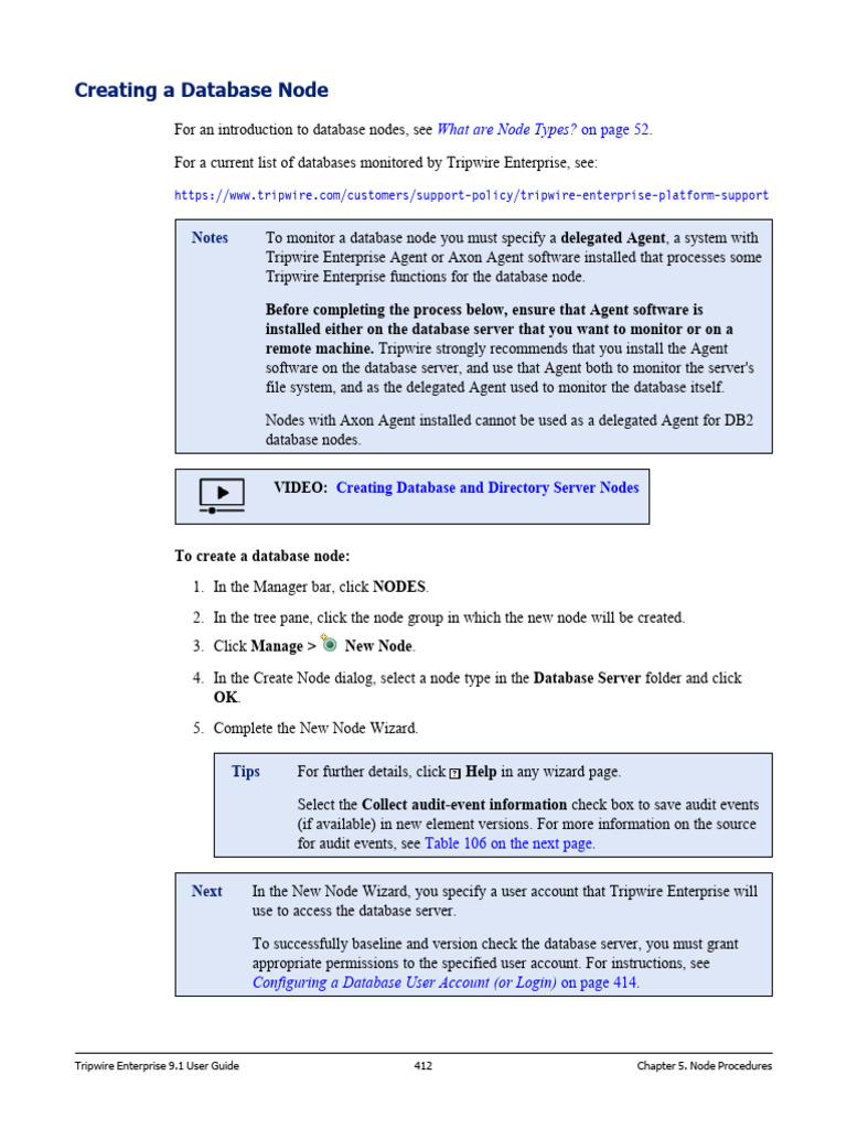 Tripwire Enterprise 9.1 User Guide | PDF | Databases | Postgre Sql