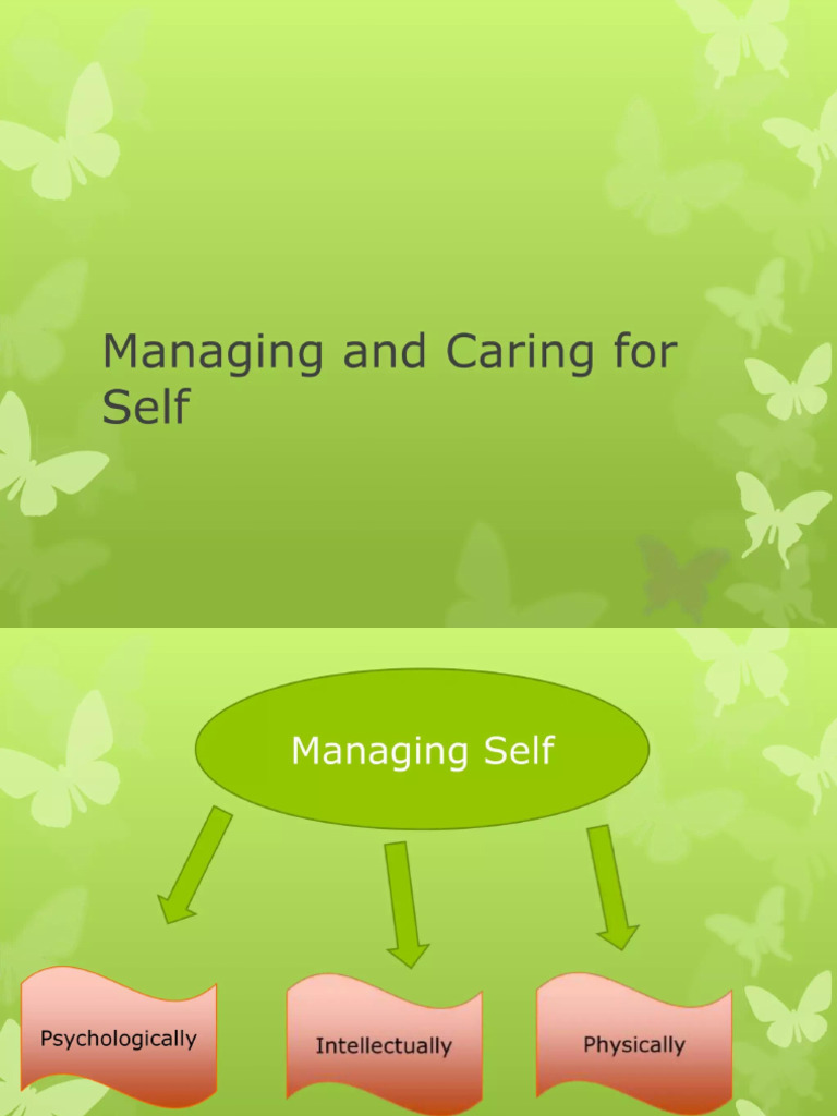 Managing and Caring For The Self | PDF