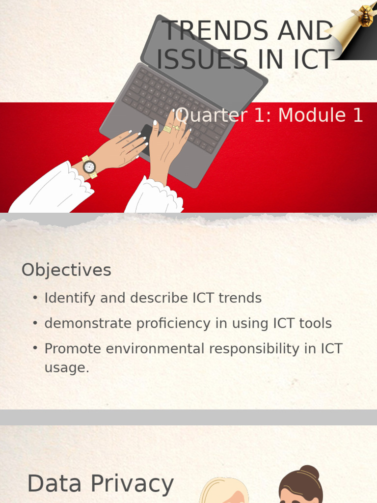 (Ict) Trends and Issues in Ict (For Genyo) | PDF