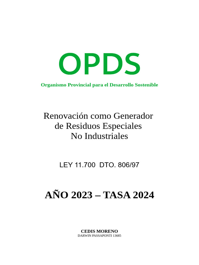 CARATULA Opds | PDF