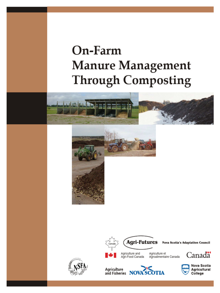 On-Farm-Manure-Management-Through-Composting | PDF | Compost | Soil