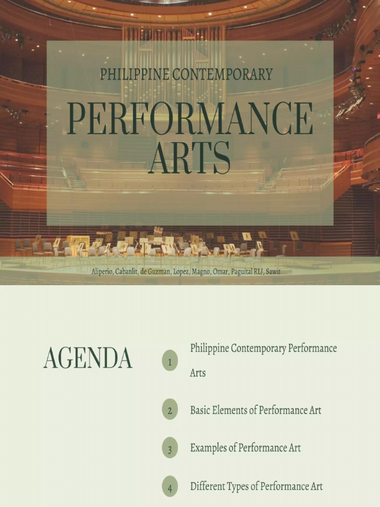 Phil Performing Arts | PDF
