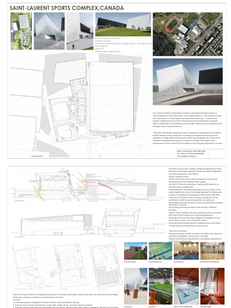 Sports Complex Case Study | PDF | Swimming Pool | Efficient Energy Use