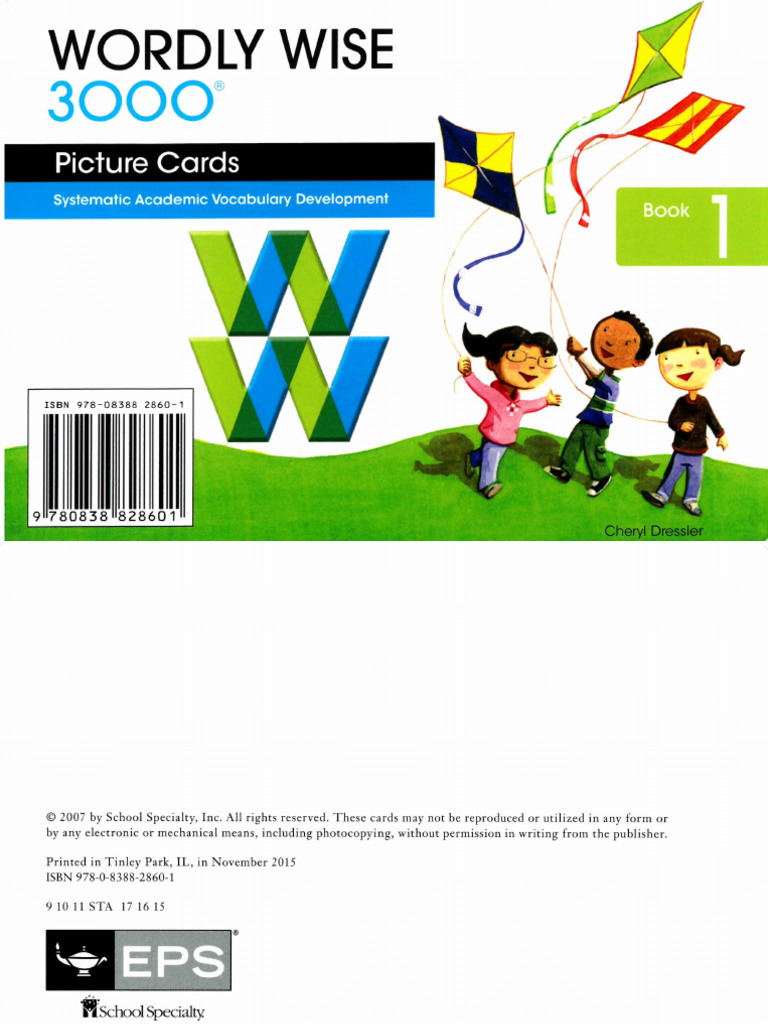 Wordly Wise 3000 1 Picture Cards | PDF