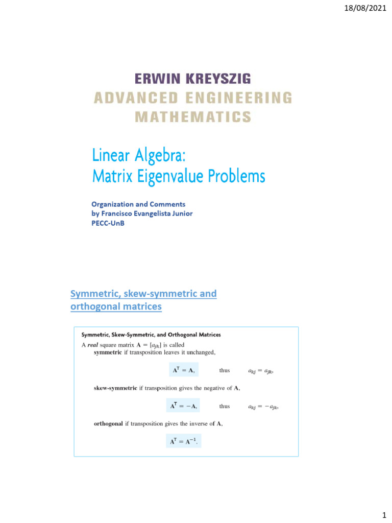 autovalor_autovetor_2 | PDF | Matrix (Mathematics) | Eigenvalues And Eigenvectors