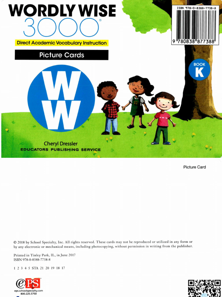 Wordly Wise 3000 K Picture Card | PDF