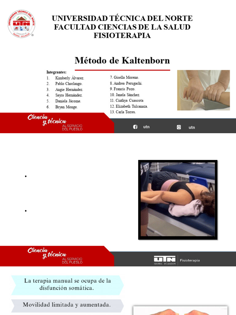 Método Kaltenborn en Fisioterapia Manual | PDF | La columna vertebral ...