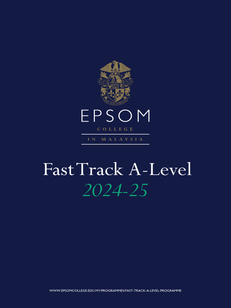 Fast Track A Level - AY2024 25 | PDF | University And College Admission